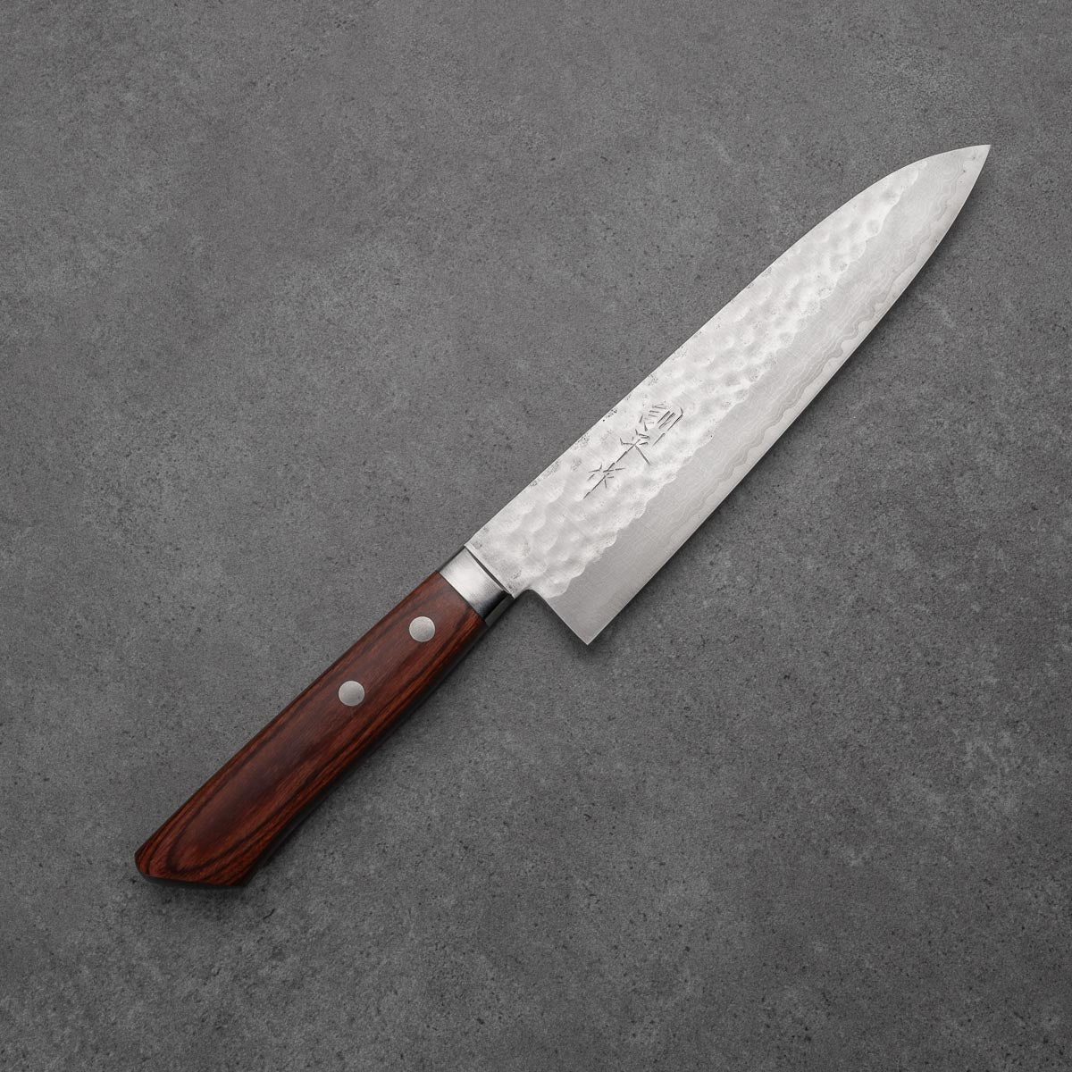 GYUTO - Damascus - Kalapált - VG-10 - 180mm – Japán Kések Boltja