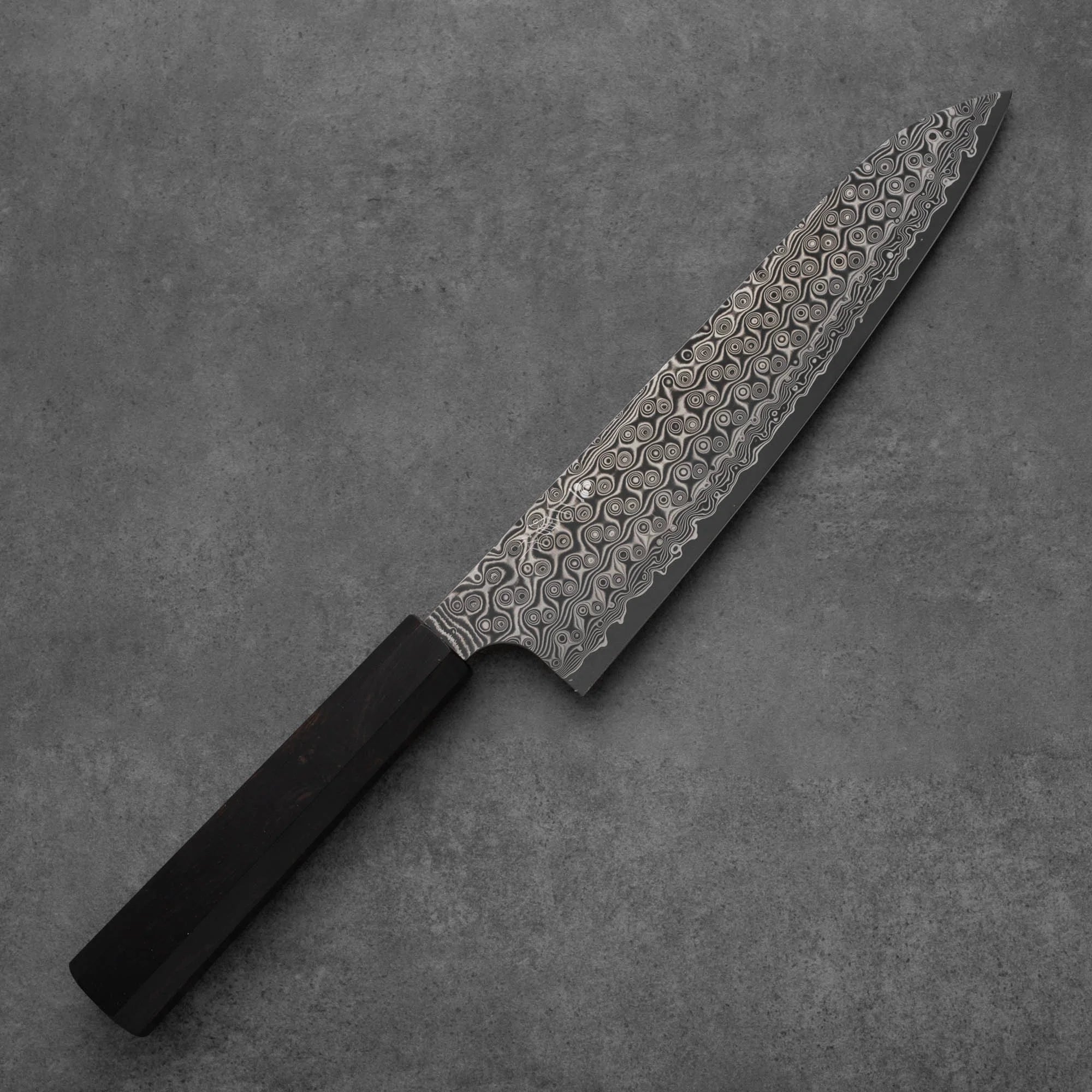 Nigara Gyuto SG2 Anmon Damaszk Ébenfa 240mm – Japán Kések Boltja